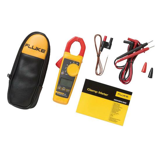 FLUKE 325 TRMS multimeter with current clamp 400A AC/DC - 600V AC/DC ...