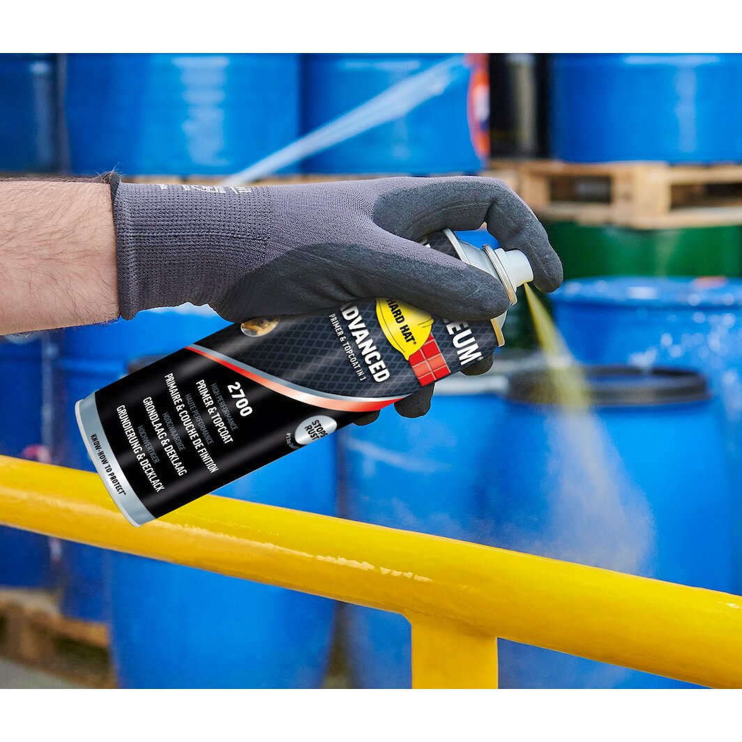 RUST-OLEUM 2765 Hard Hat Advanced primer/coating vuurrood hoogglans ...