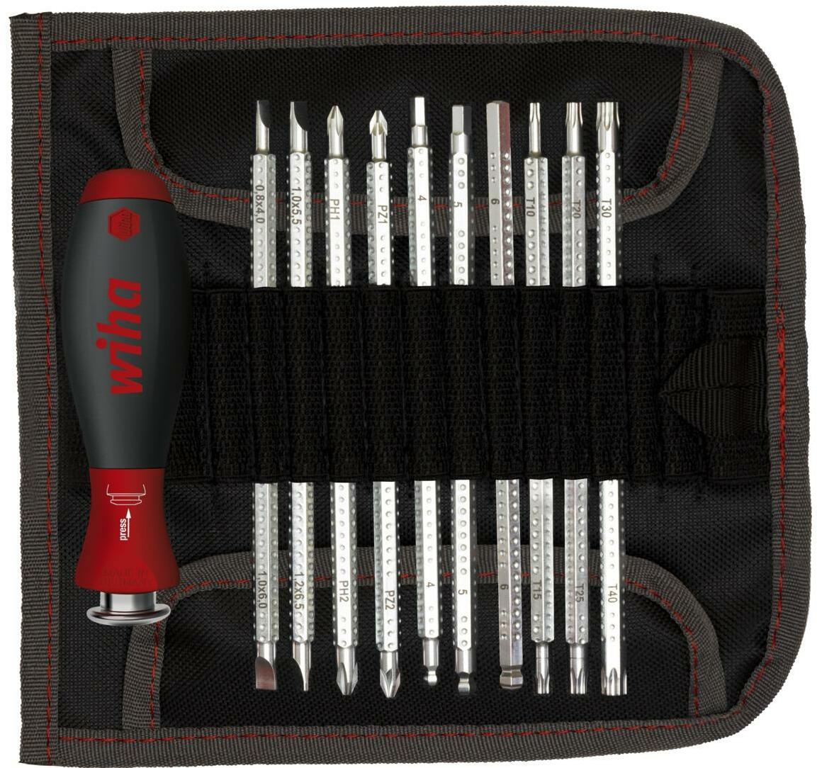 WIHA 281T11 schroevendraaier met wisselschachtenset System 6 assorti in ...