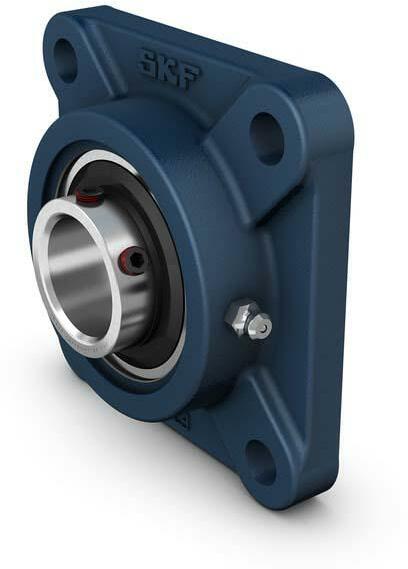 SKF UCF 310 ball bearing unit with square flange and locking with set ...