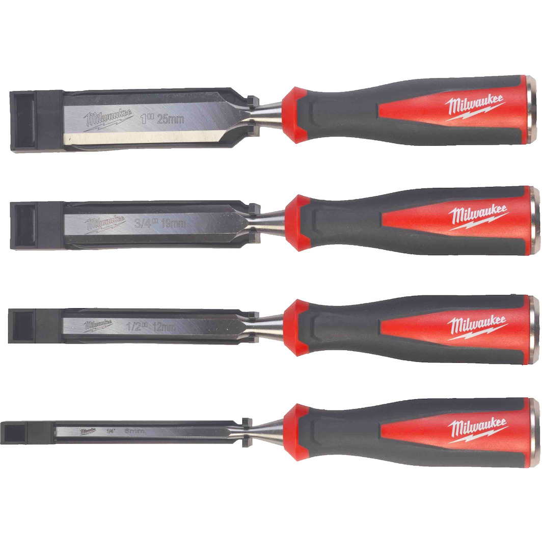 MILWAUKEE 4932479897 steekbeitelset 6-13-19-25 mm 4-delig | Klium