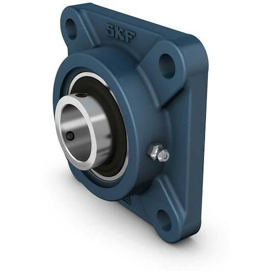 SKF UCF 208/H ball bearing unit with square flange and locking with set screw, cast iron bearing ...