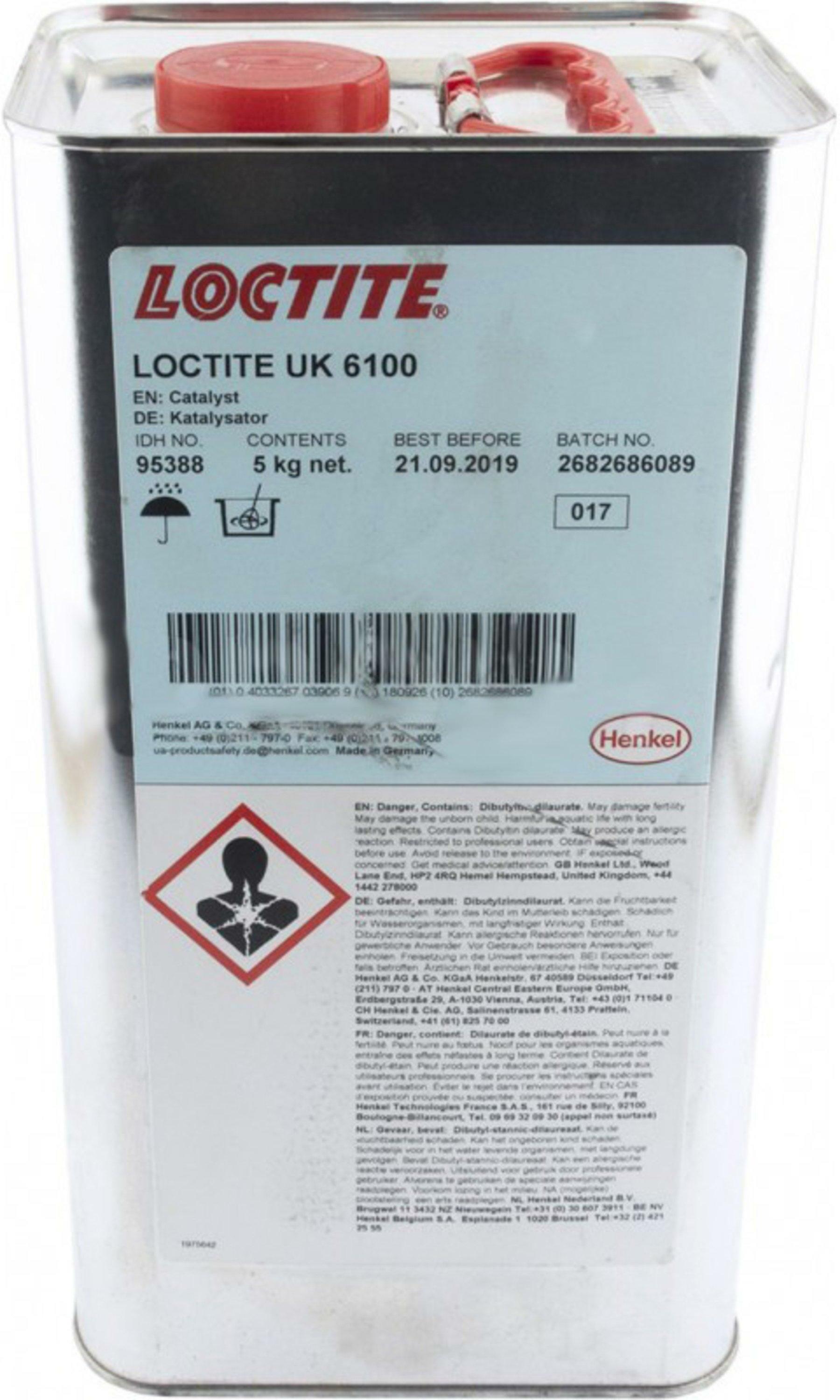 LOCTITE UK 6100 solvent-free accelerator solution (5 kg tin) - 95388 ...