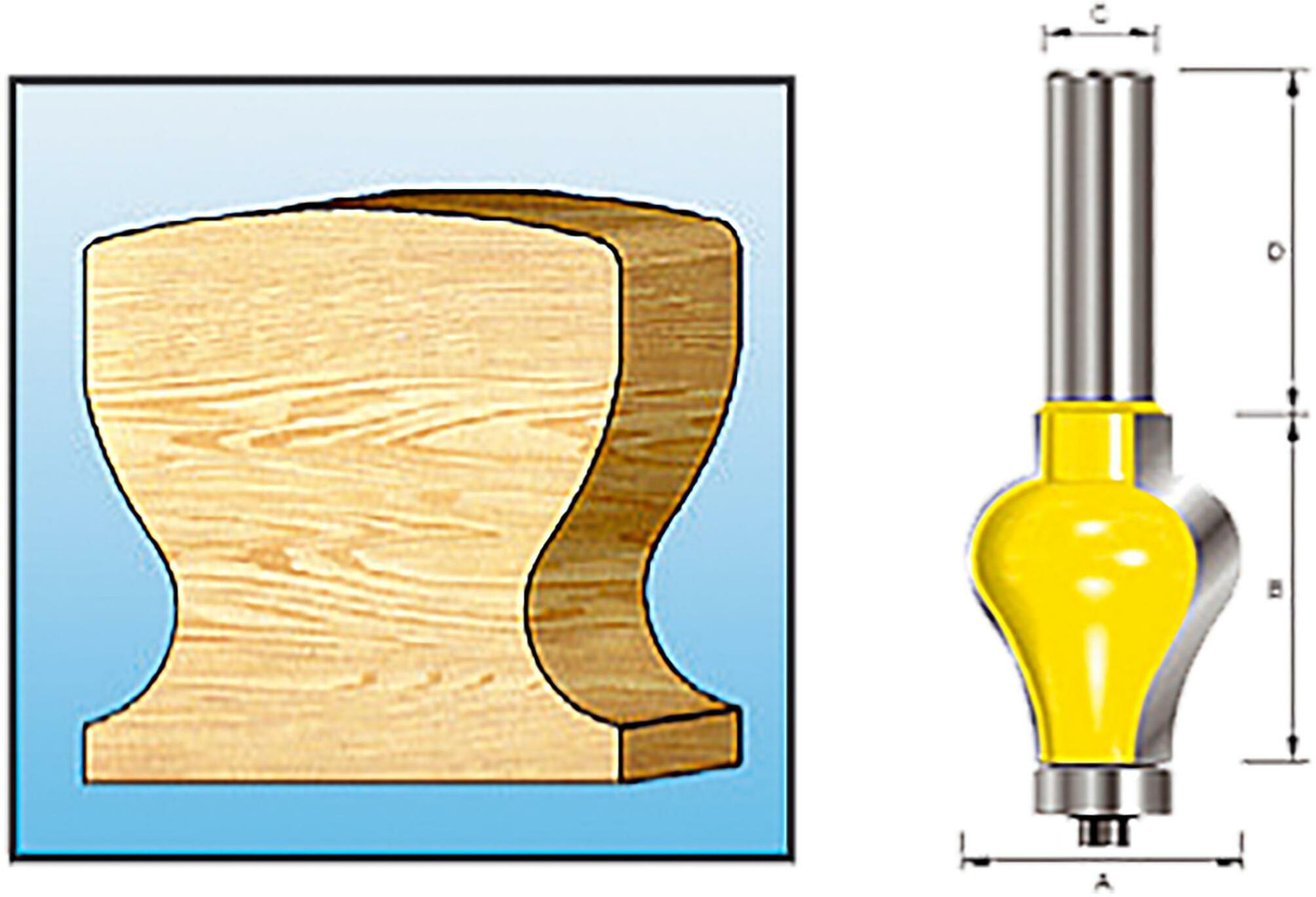 MAKITA D-11829 handrail cutter with ball bearing | Klium
