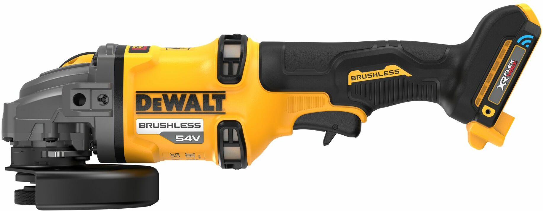 DEWALT DCG418SHDN-XJ 54V XR FLEXVOLT cordless angle grinder 125mm with ...