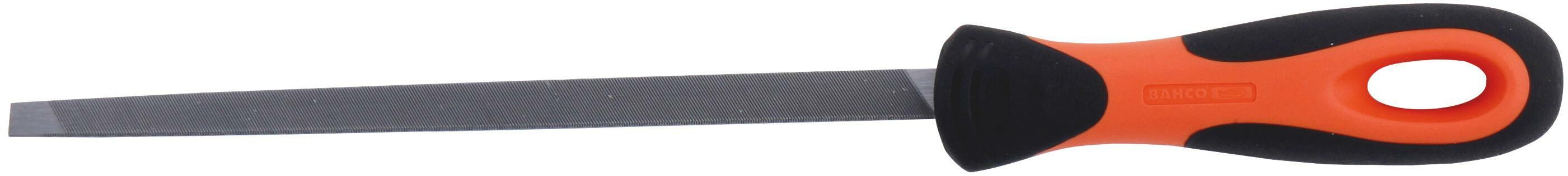 BAHCO 4-187-05-2-2 triangular saw file ERGO extra thin with handle half ...