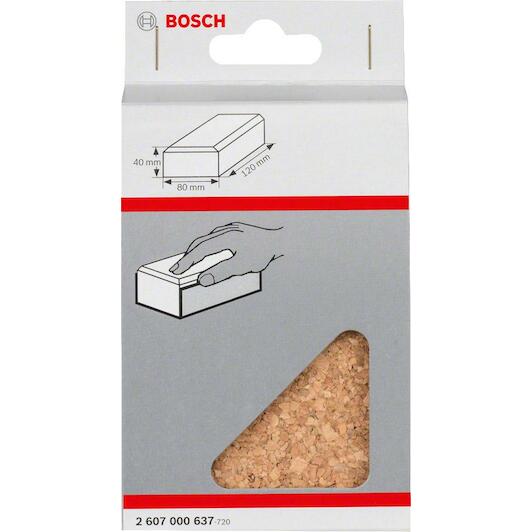 BOSCH 2607000637 hand sanding block 80 x 120 mm | Klium