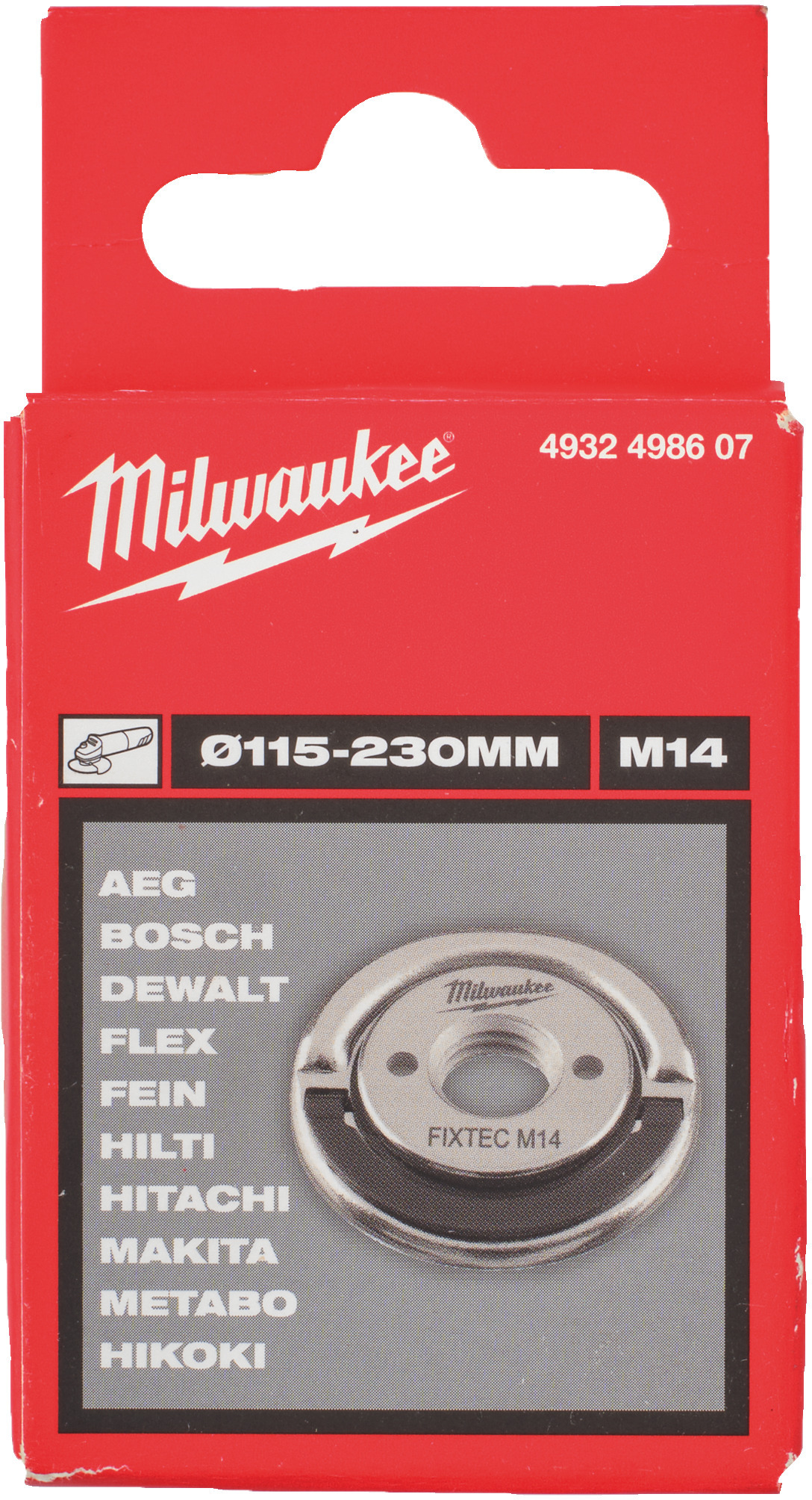 MILWAUKEE 4932498607 universele FIXTEC M14 spanmoer | Klium