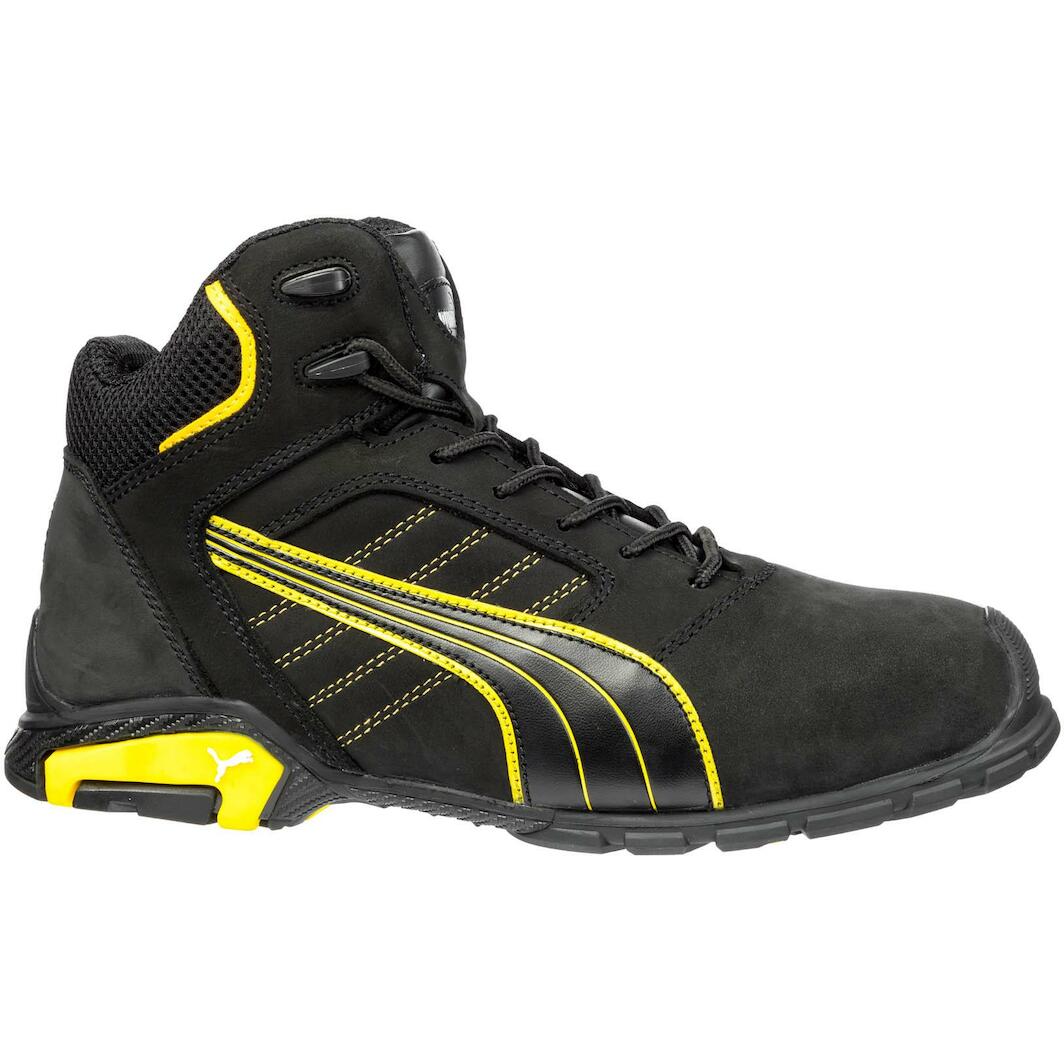 PUMA Amsterdam S3 chaussure de sécurité haute (noir/jaune) - 900 30035 ...