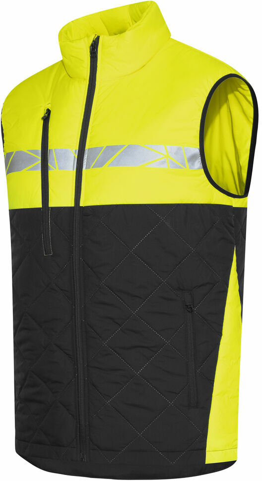 PROJOB 7700 bodywarmer (black/yellow) - 647700-9910-3 | Klium.nl
