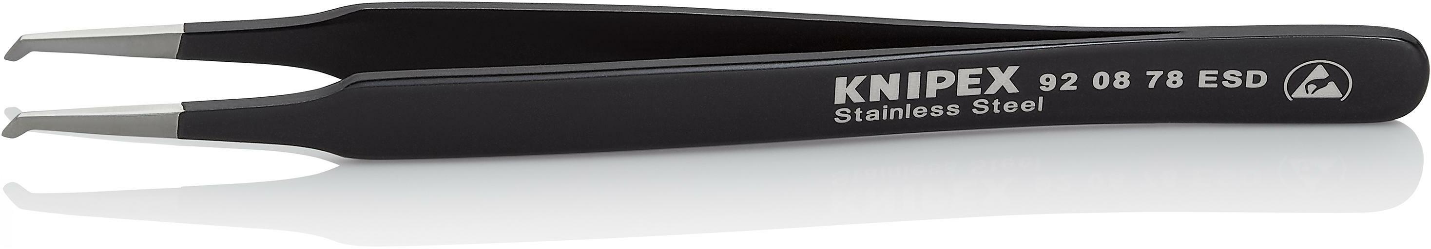 KNIPEX 92 08 78 ESD SMD precisie pincet 118 mm | Klium