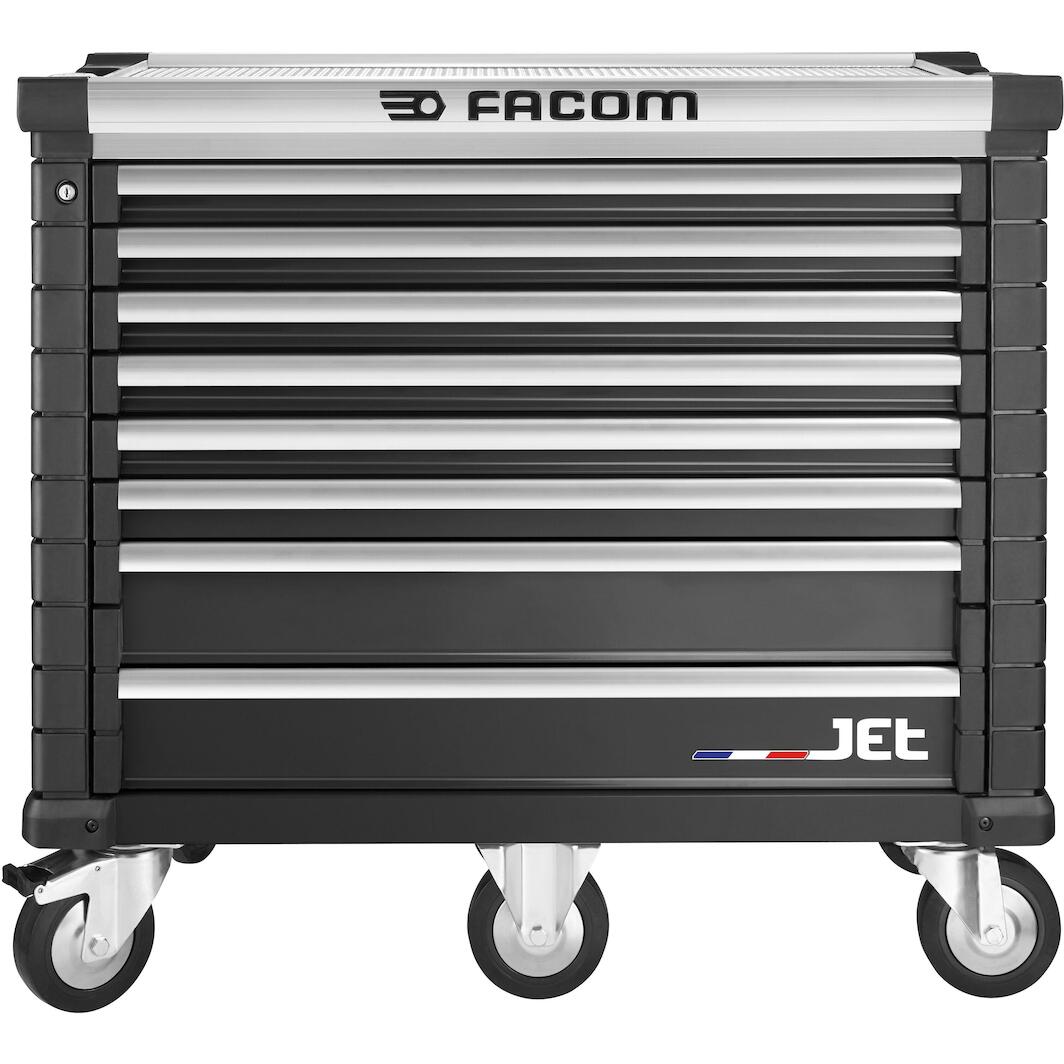FACOM JET.8NM5A gereedschapswagen zwart met 8 laden (geschikt voor 5 ...