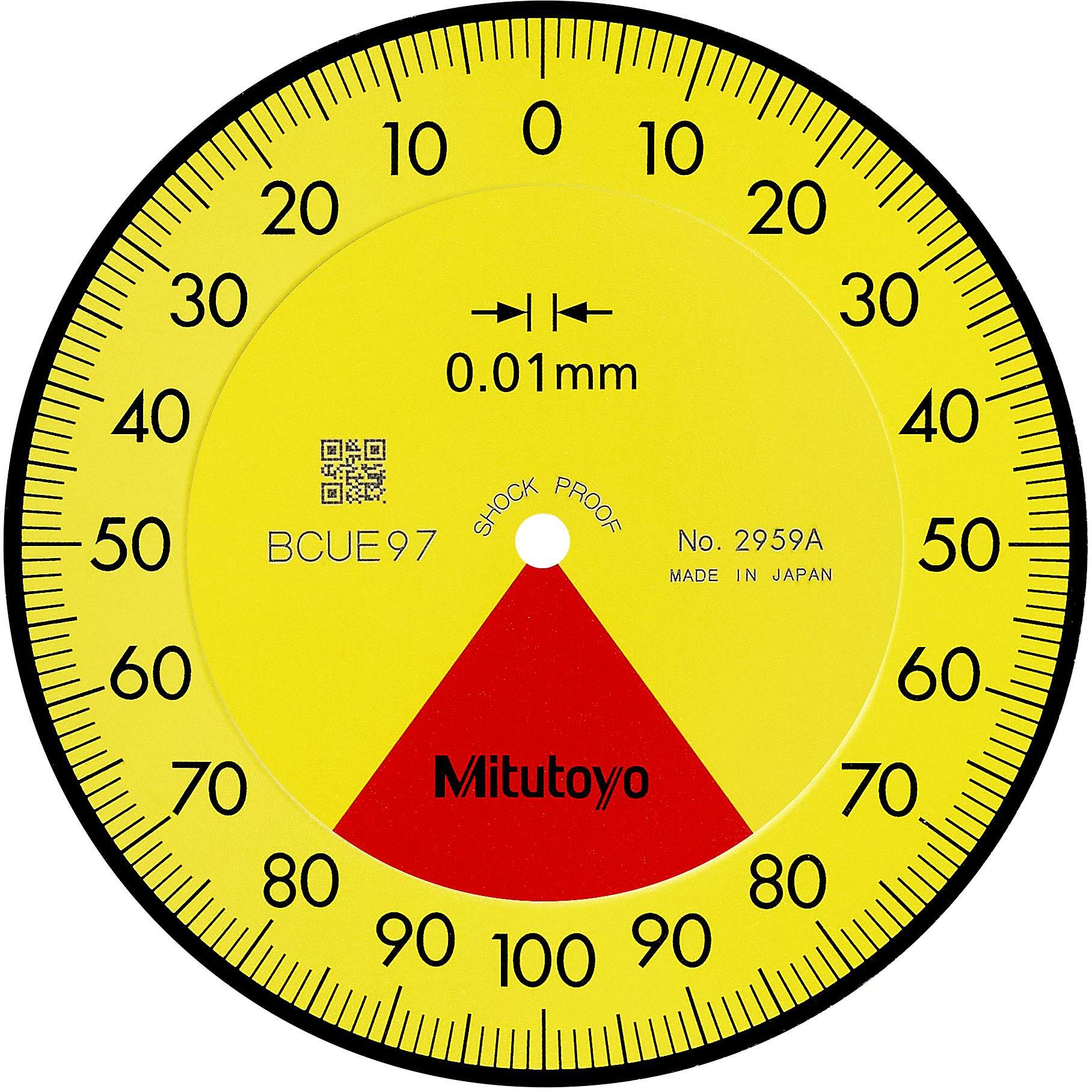 MITUTOYO 2959A dial indicator with fixture, ISO version, single ...