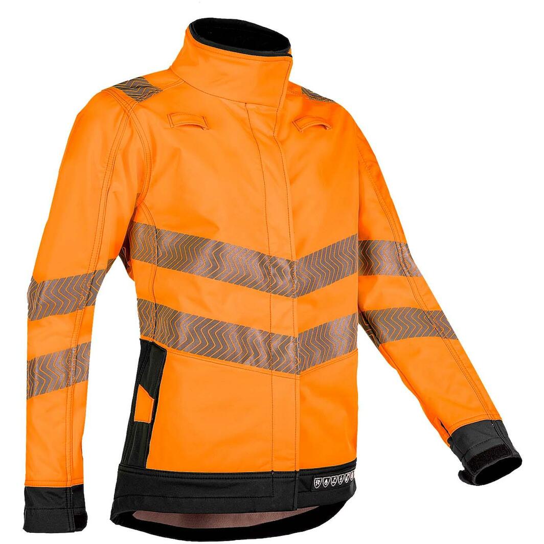 SIOEN 7332 Heika signalisation softshell jacket for women with ARC ...