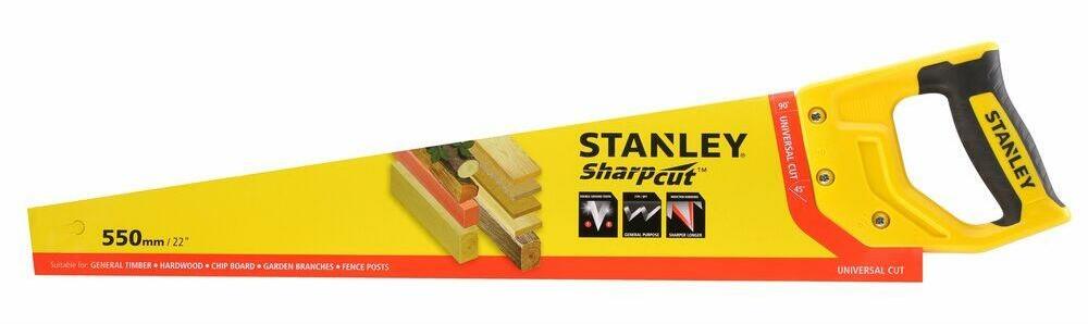 STANLEY STHT20368-1 universele zaag Sharpcut 550 mm - 7 tpi | Klium