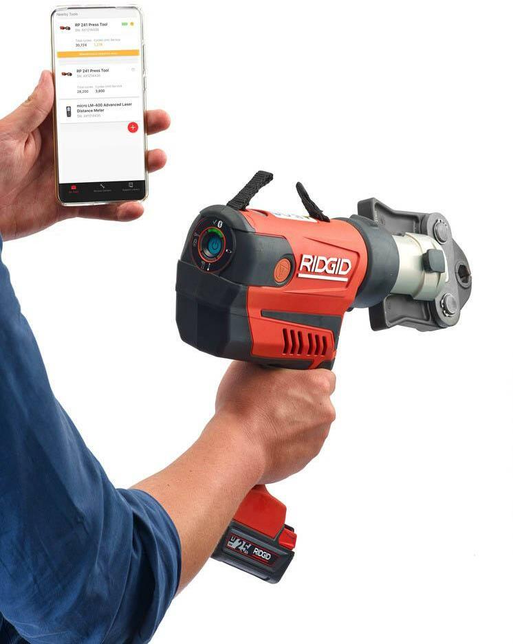 RIDGID RP 350-B 18V accu-persgereedschap zonder persbekken in koffer ...