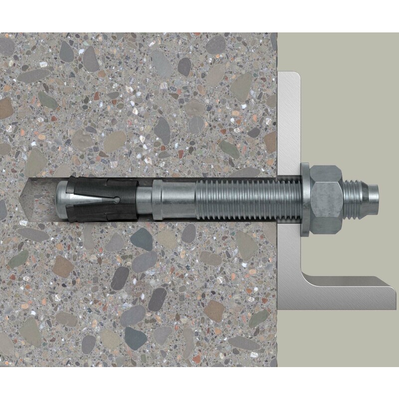 FISCHER 564583 Piercing anchor FAZ II Plus 10/80 EV electrolytically ...