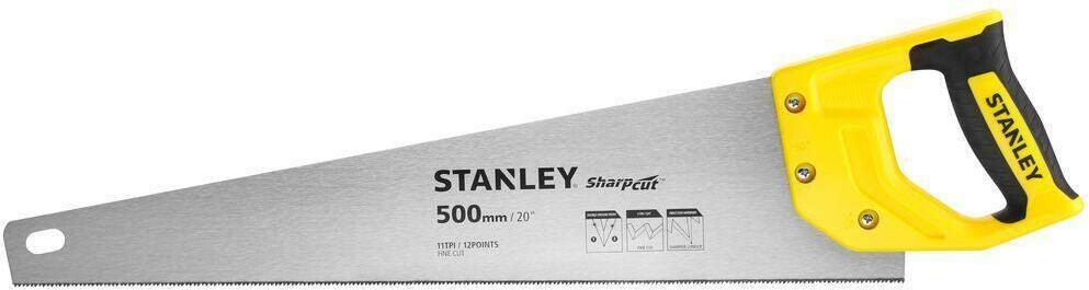STANLEY STHT20371-1 universele zaag Sharpcut 500 mm - 11 tpi | Klium
