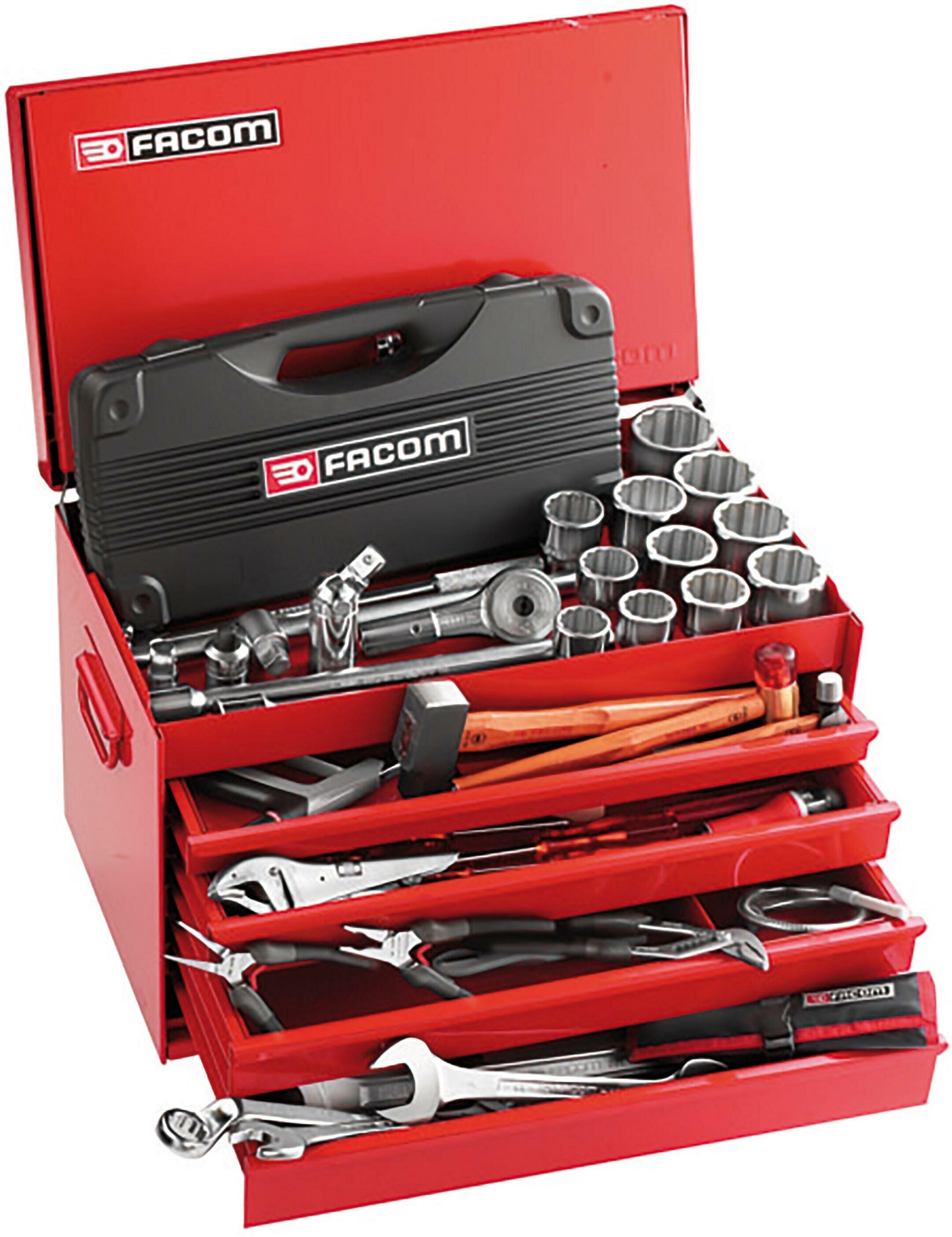 FACOM 2068.UV12 gereedschapsset in gereedschapskist 145-delig | Klium