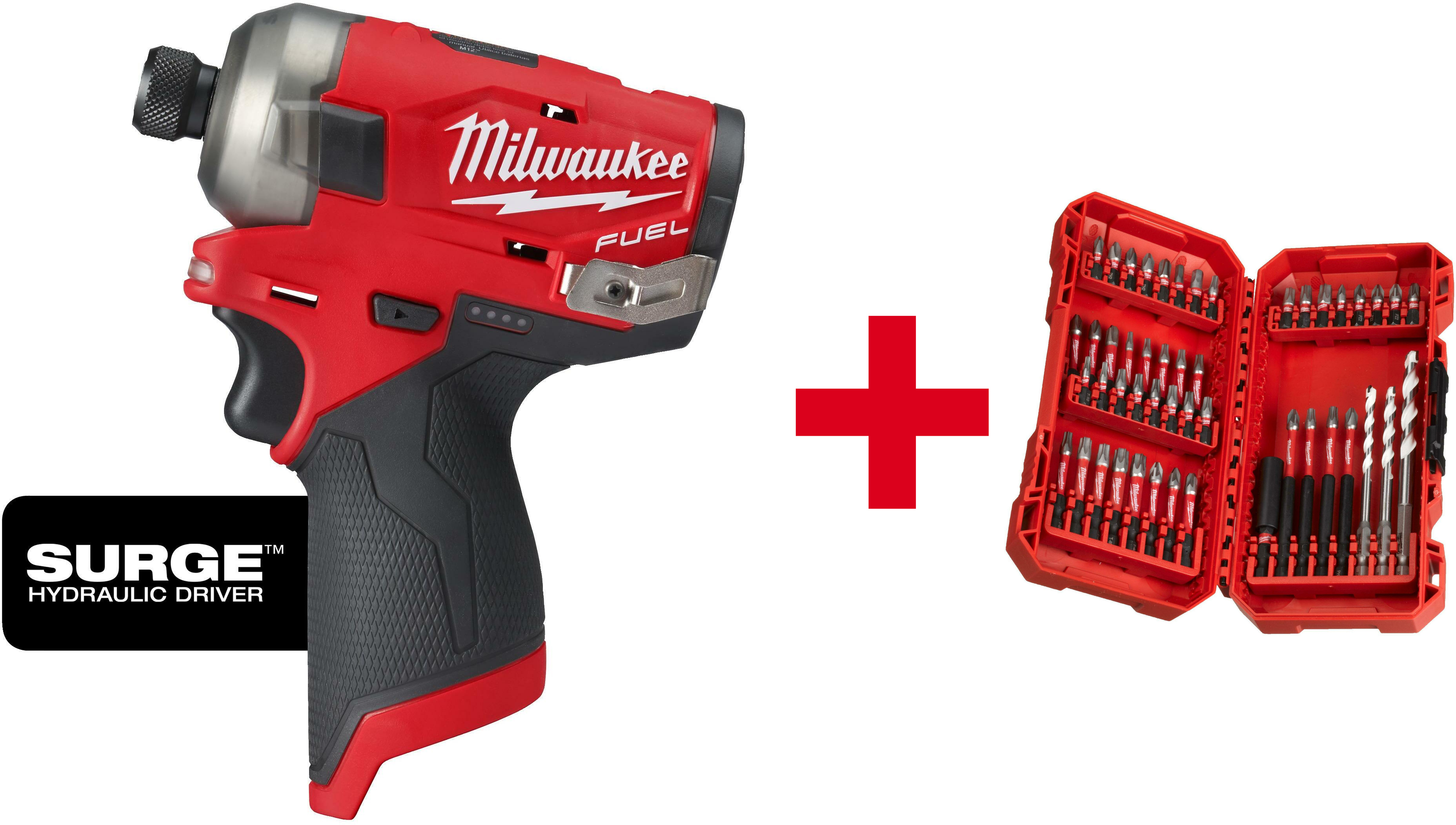 MILWAUKEE M12 FQID-0 FUEL SURGE hydraulische accu-slagschroevendraaier ...
