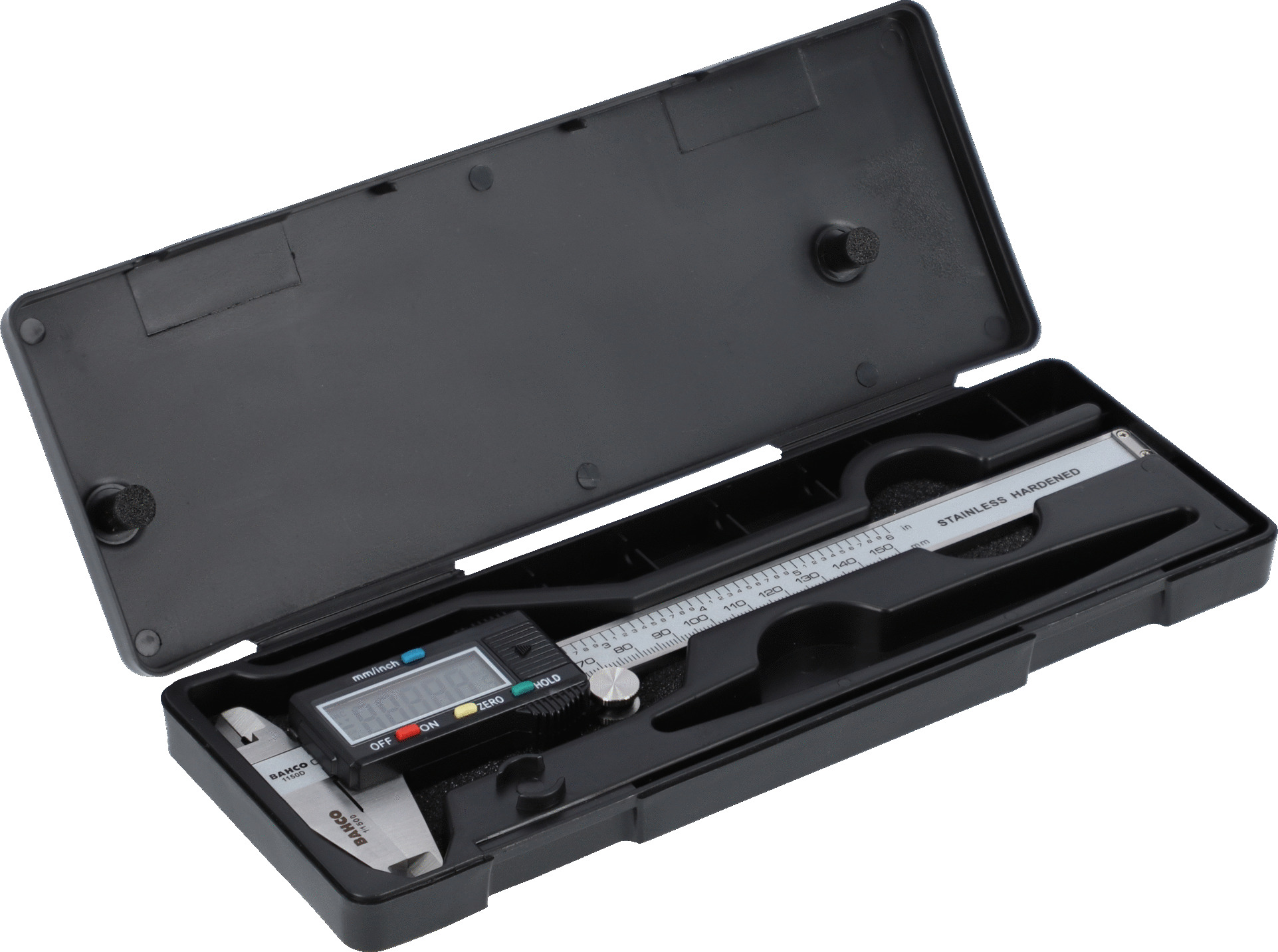 BAHCO 1150D schuifmaat roestvaststaal digitaal met LCD-scherm metrisch ...