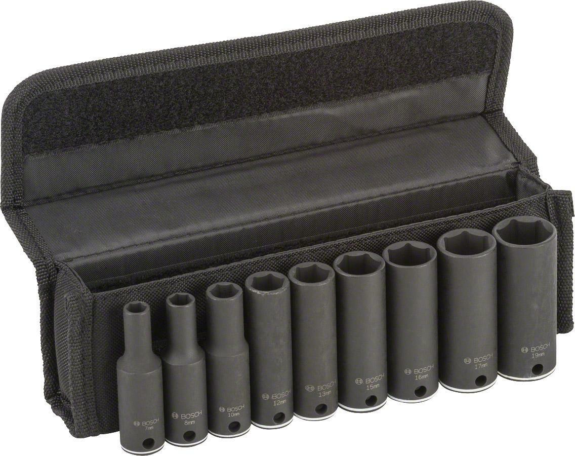 BOSCH 2608551099 Impact Control power socket set 63 mm 9-piece | Klium