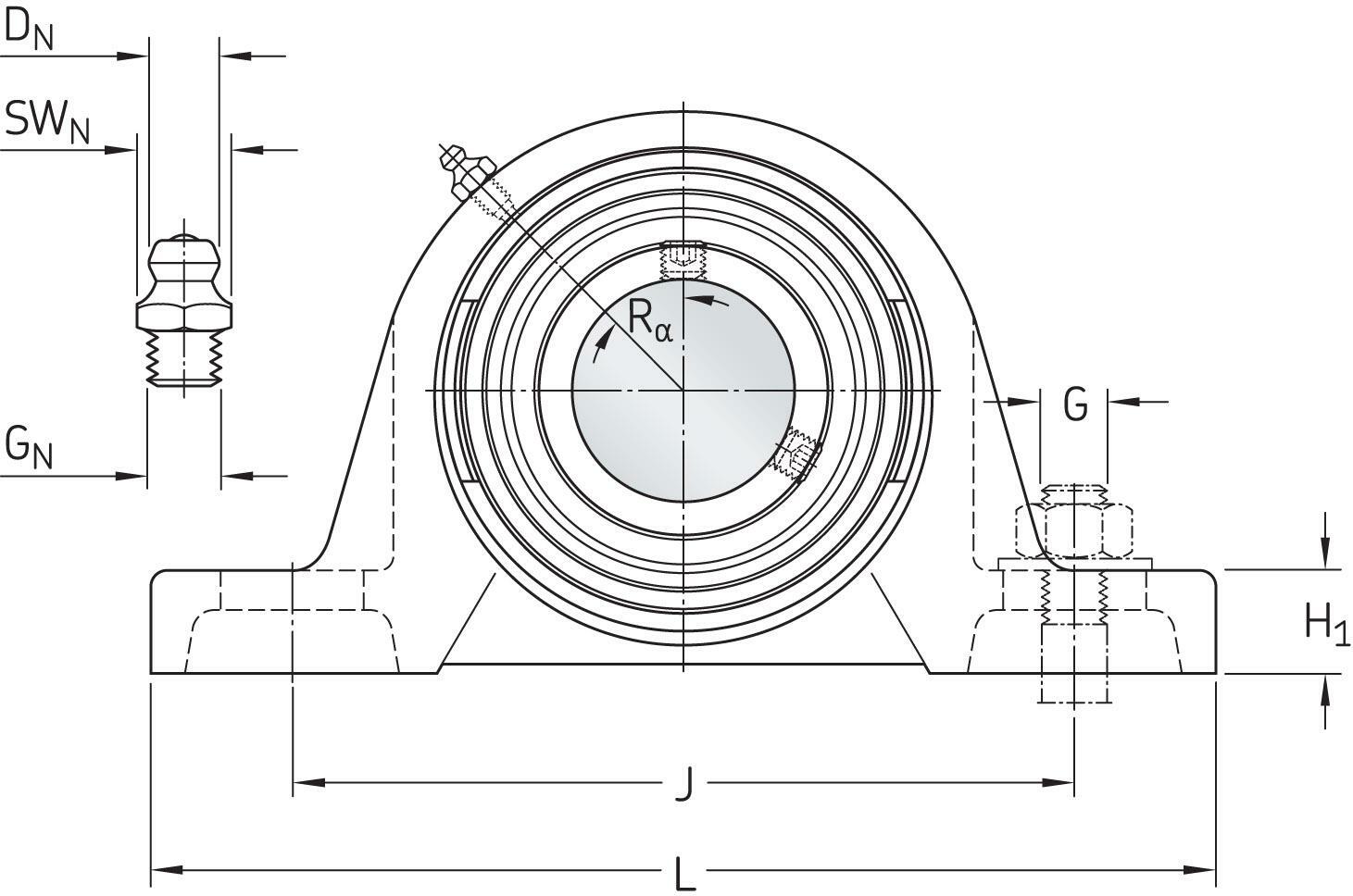 SKF SYJ 65 TF kogellagerunit 65 mm | Klium