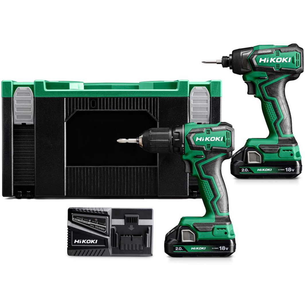 HIKOKI KC18DDWFZ 18V cordless machine kit DS18DD + WH18DD 2-piece in ...