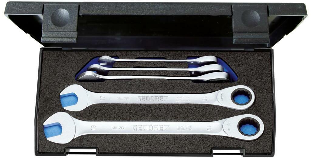 GEDORE 7 R-005 ringratel-steeksleutelset 5-delig 8-19 mm - 2297434 | Klium