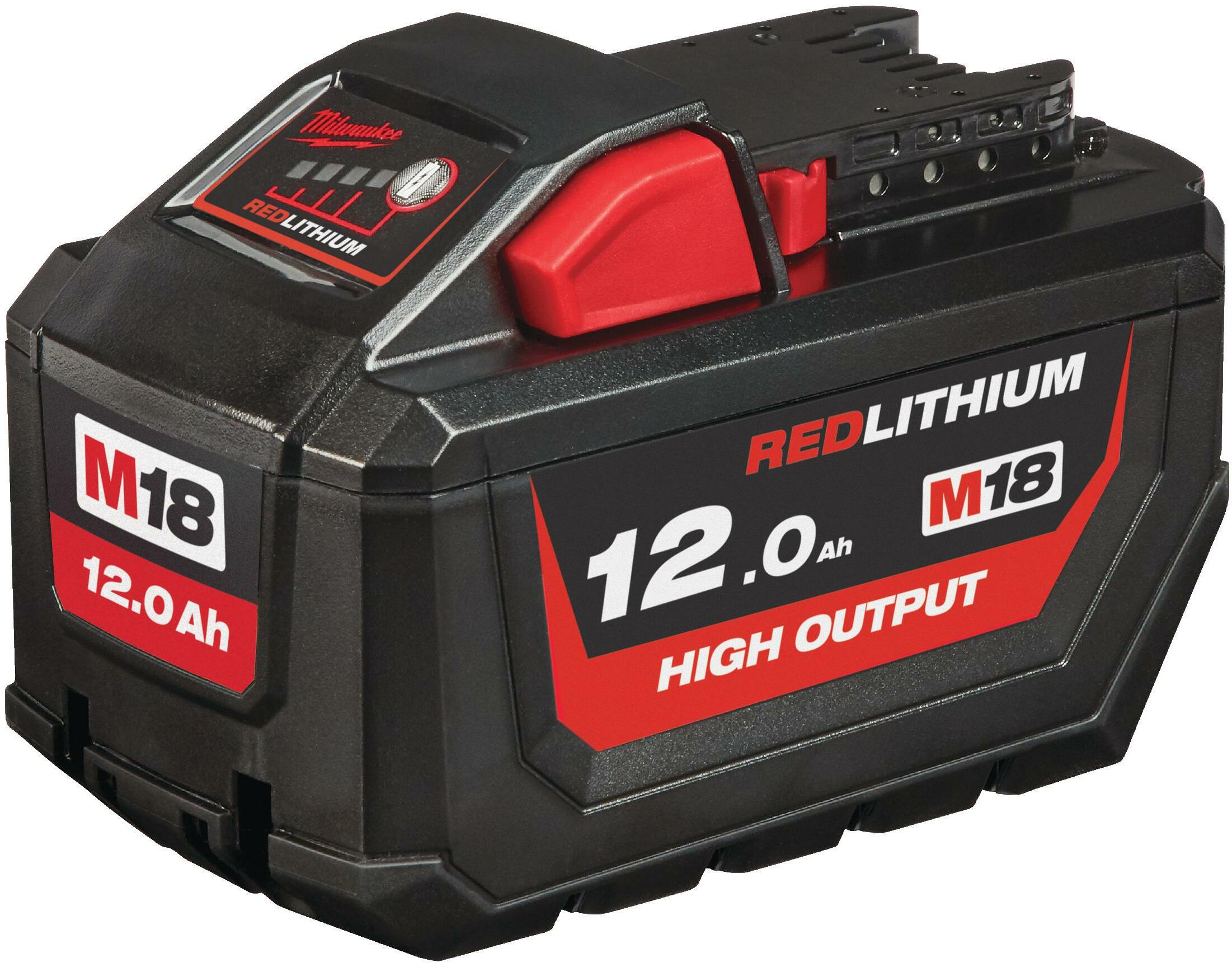 MILWAUKEE M18 HB12 High Output accu 18V 12Ah - 4932464260 | Klium