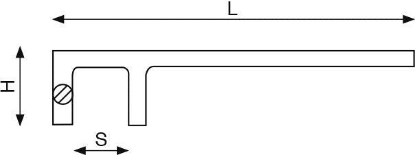 BAHCO NS204-75 handwielsleutel vonkvrij, aluminium brons, 650 mm, 75 mm ...