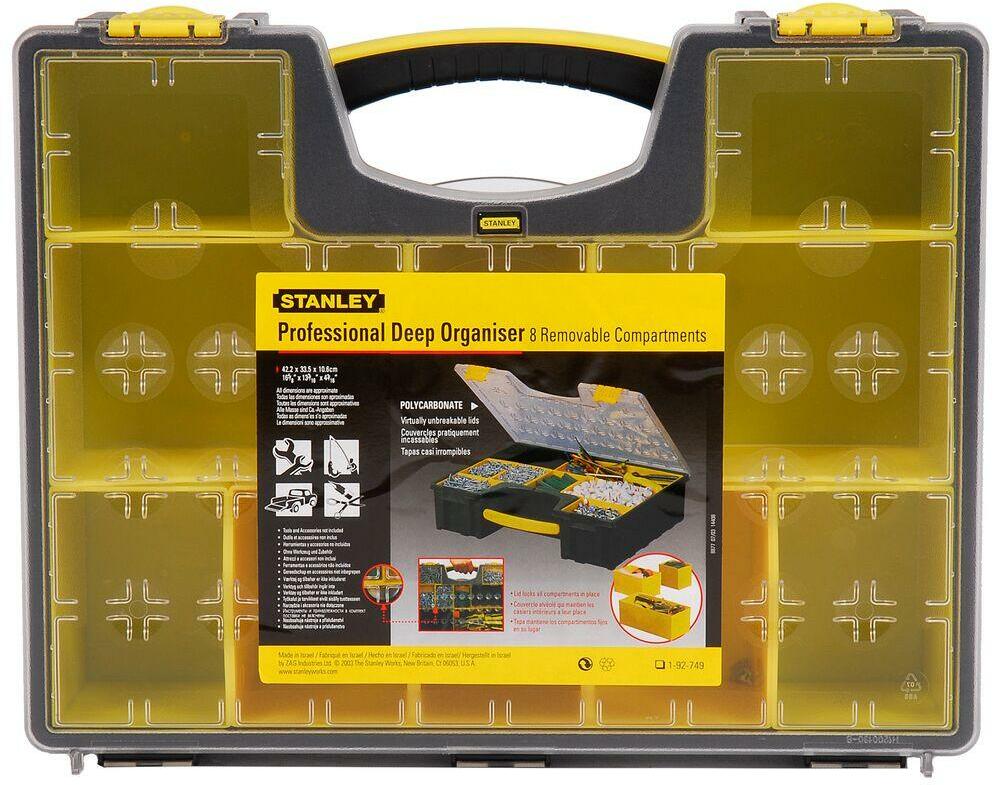 STANLEY 1-92-749 organizer pro 8-vaks | Klium