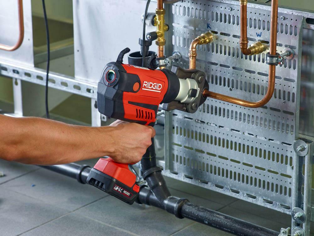 RIDGID RP 350-B 18V accu-persgereedschap zonder persbekken in koffer ...