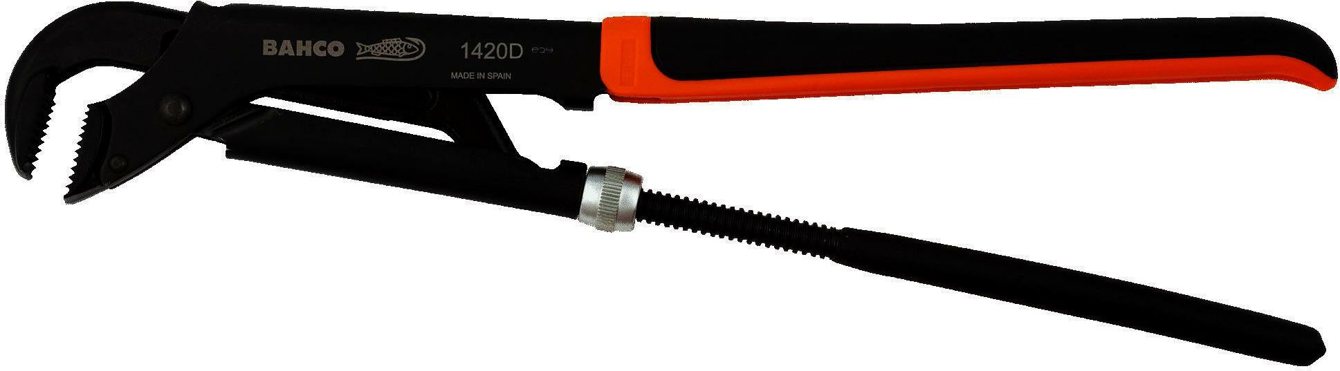 BAHCO 1410D pijptang ERGO 90°, Zweeds model, rubber grip, 1", 45 mm | Klium