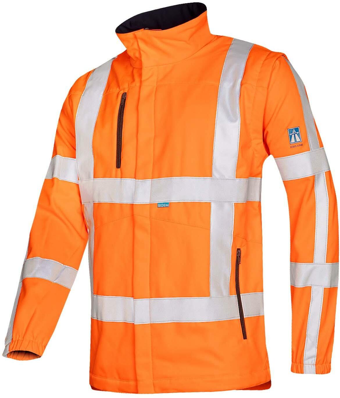 SIOEN 498A Alphen signalling softshell jacket with zip-off sleeves RWS ...
