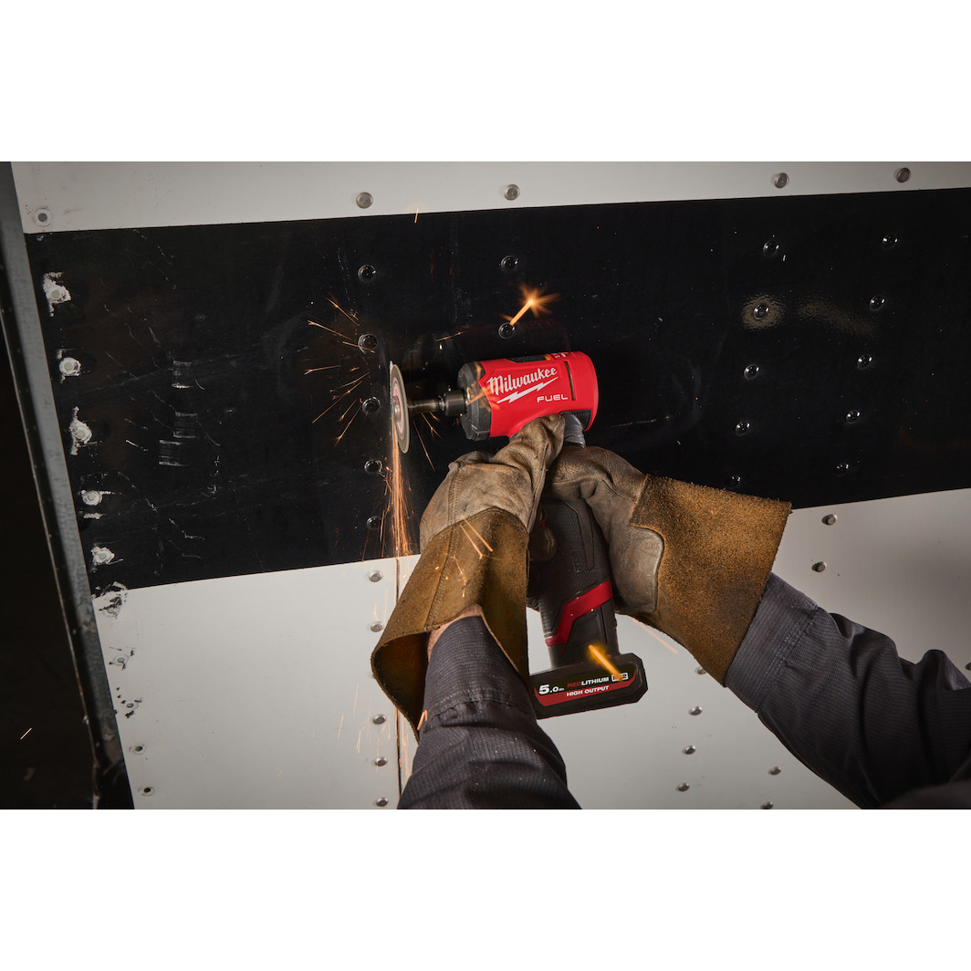 MILWAUKEE M12 FDGA2-0 FUEL angle cordless pin grinder in cardboard box ...