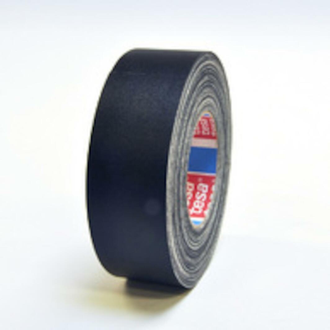 TESA 4661 standard acrylic-coated textile tape black 19mm x 50m - 04661 ...