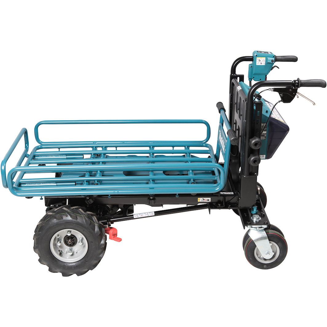 MAKITA DCU604Z 2x18V LXT cordless wheelbarrow with tubular frame for ...