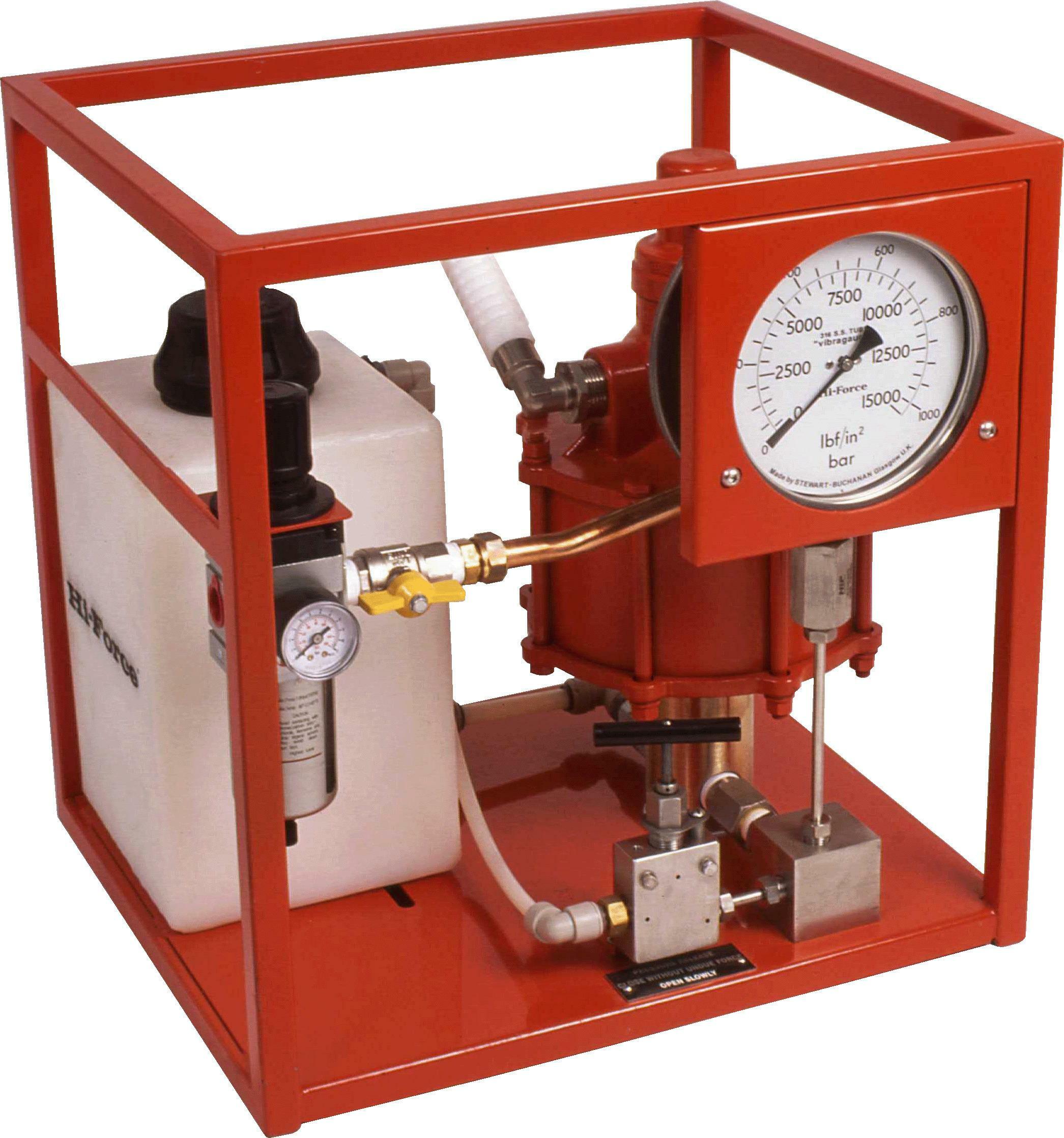 HI-FORCE AHP2-237BTU pneumatische pomp t.b.v. voorspanvijzels | Klium