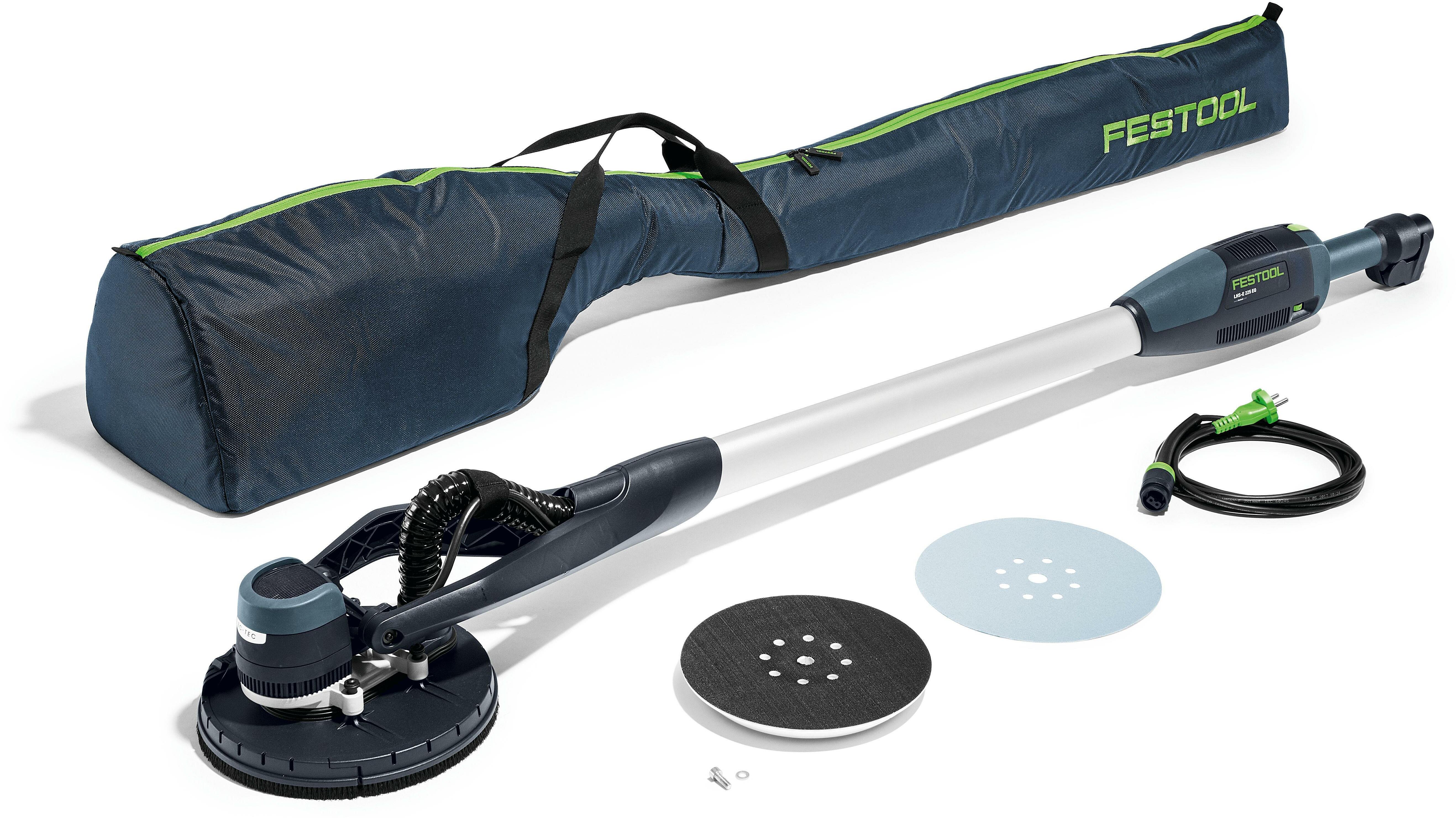 FESTOOL LHS-E 225 EQ PLANEX langnekschuurmachine 400 W in transporttas ...
