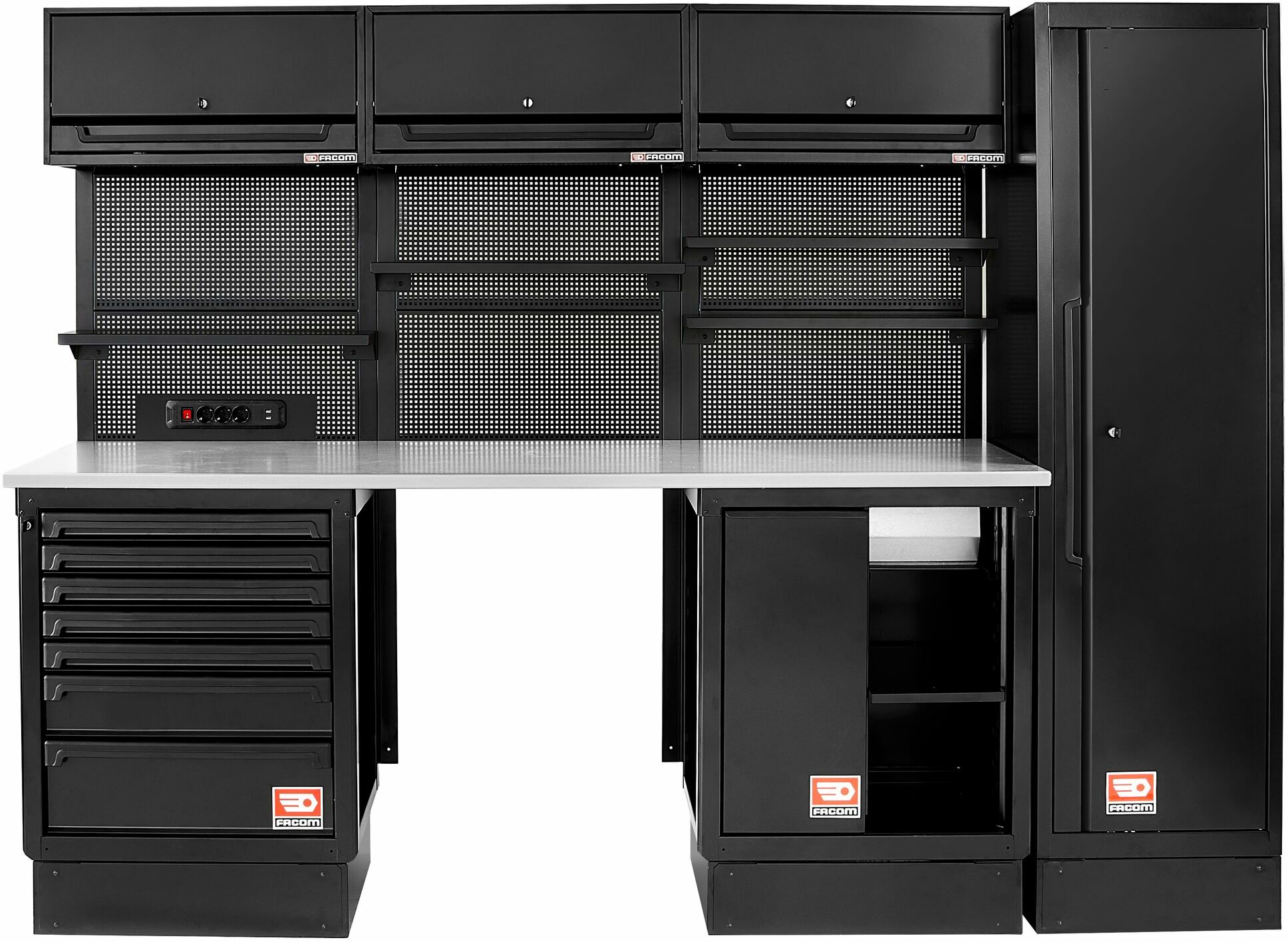 FACOM RWS2-8BS Roll Workshop System opstelling met metalen blad | Klium