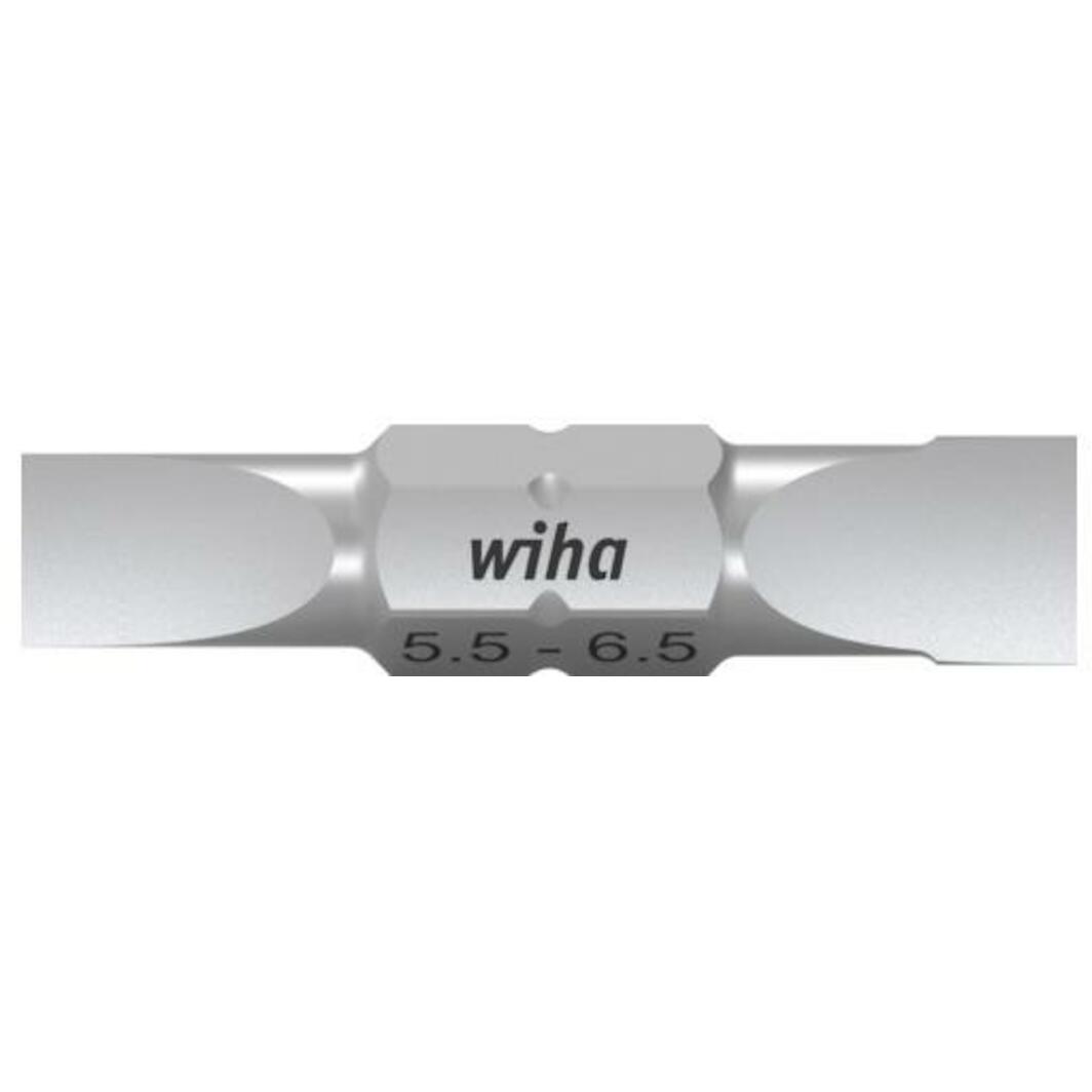 WIHA 43859 bit set double bit slotted head in box 10-piece | Klium