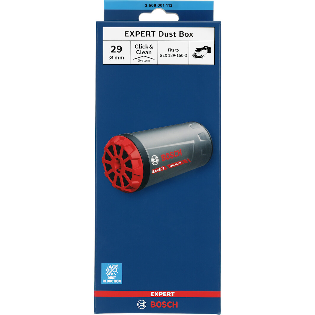 BOSCH 2608001113 Boîte à poussière EXPERT pour ponceuse excentrique GEX ...
