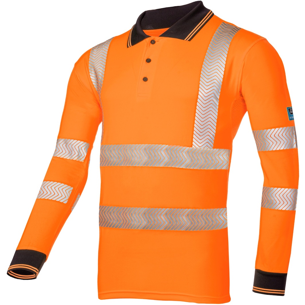 SIOEN CASBAS 612A signalling polo shirt fluo orange - 612AA2MC5FC1S | Klium