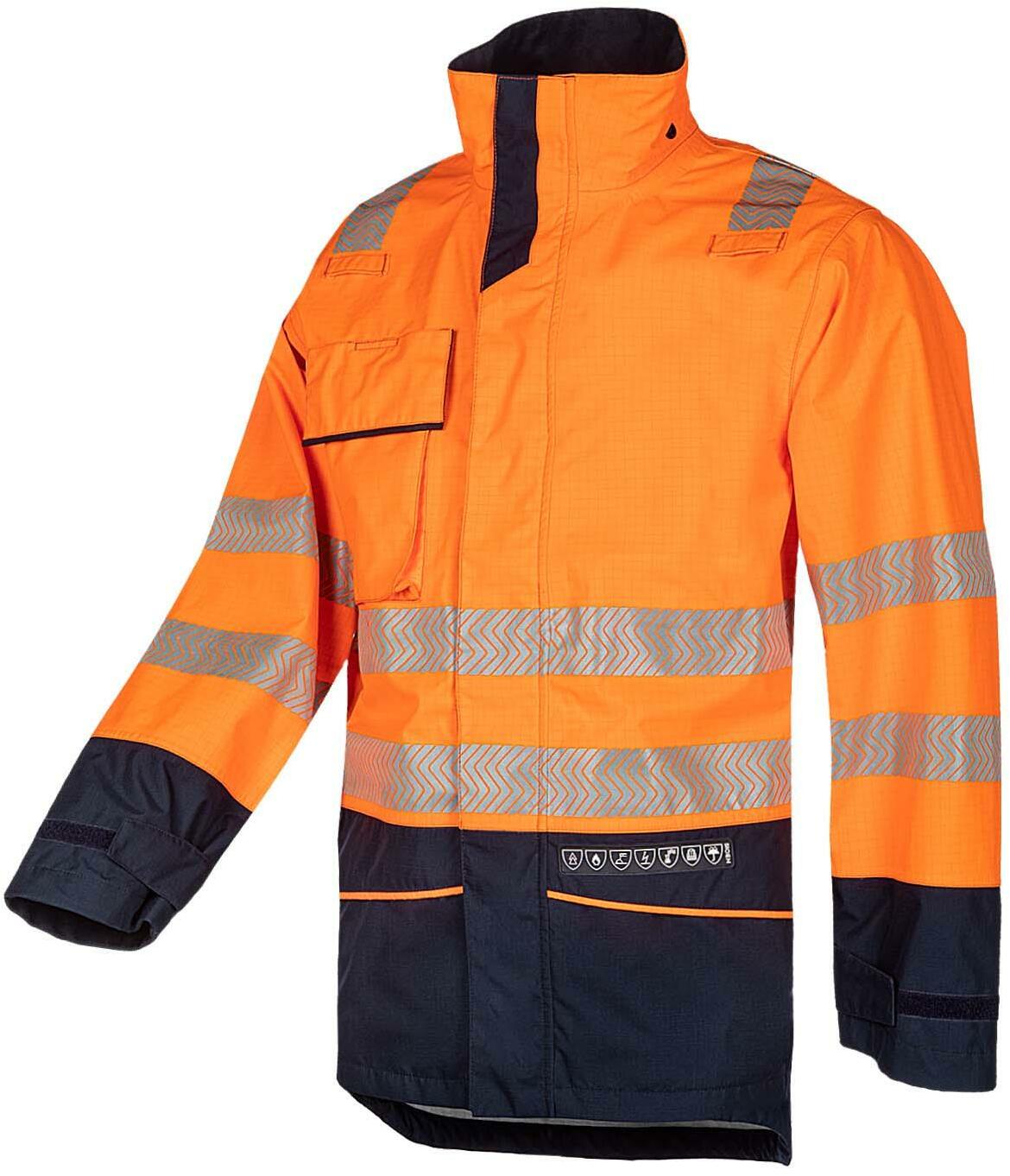 SIOEN 7330 Torvik signalisatie regenparka met ARC bescherming fluo ...