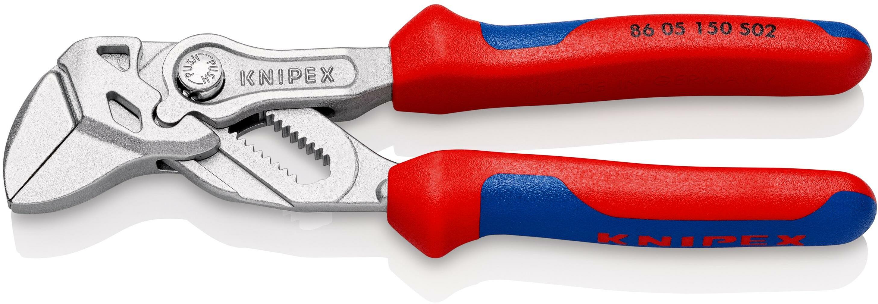 KNIPEX 86 05 150 S02 spanner pliers with roughened jaws with multi ...