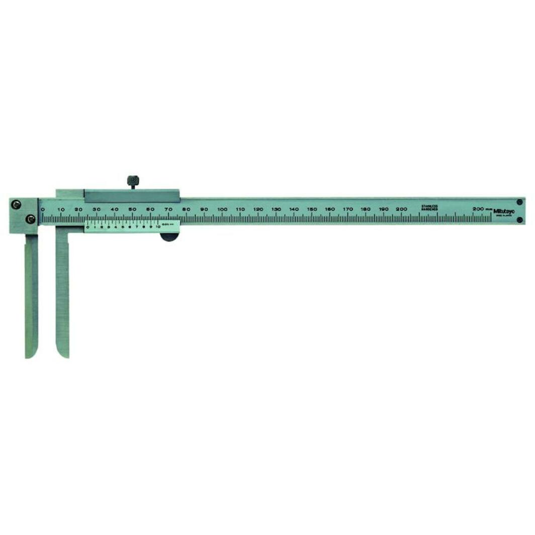 MITUTOYO 536-142 caliper with vernier scale and knife-edge jaws for ...