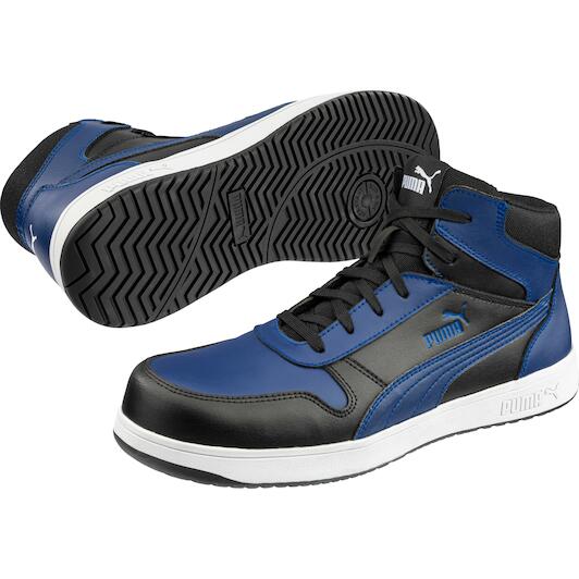 PUMA Frontcourt S3L Safety shoe high (black/blue) - 901 12499 9935-40 | Klium