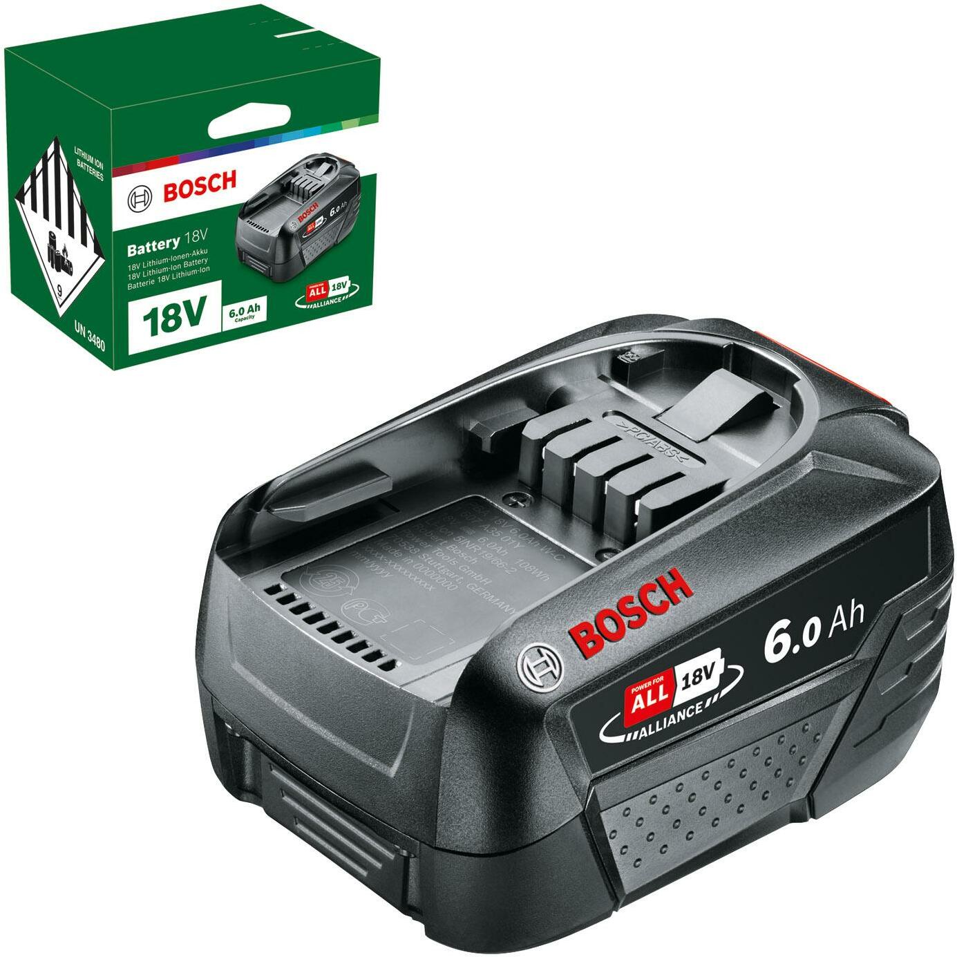 BOSCH PBA battery pack 18V 6.0Ah W-C - 1600A00DD7 | Klium
