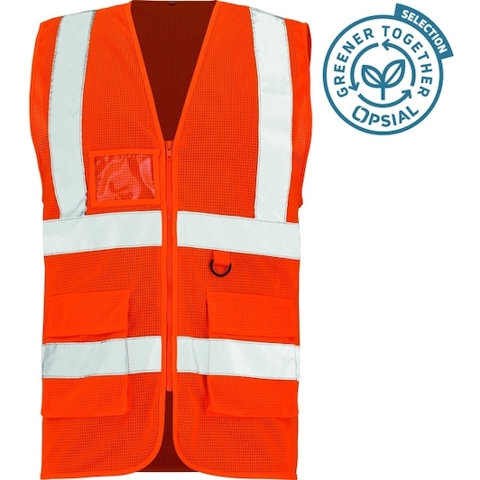 OPSIAL JULIUS OGT gilet de signalisation orange fluorescent - 72007204 ...